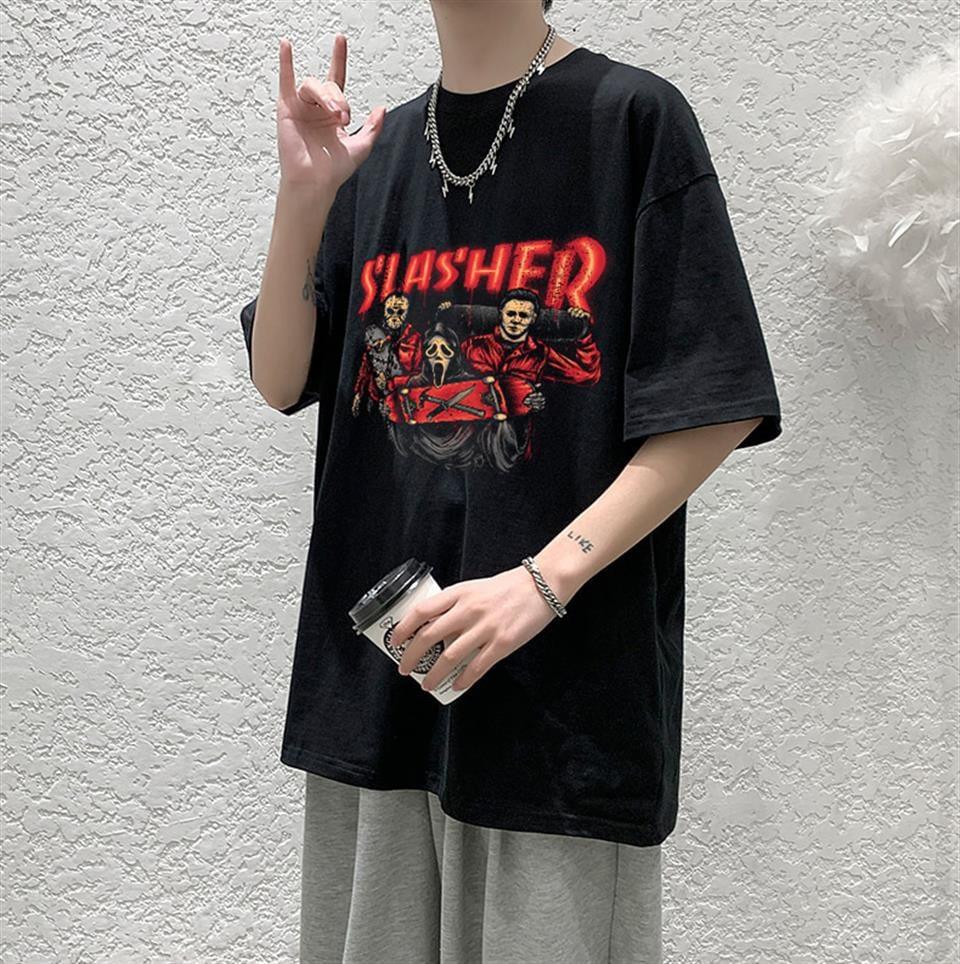 Red Slasher Siyah Unisex Oversize T-shirt | T-SHİRT – touzmoda